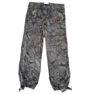 lotus | Pants & Jumpsuits | Vintage Low Rise Camo Pants With Drawstring ...